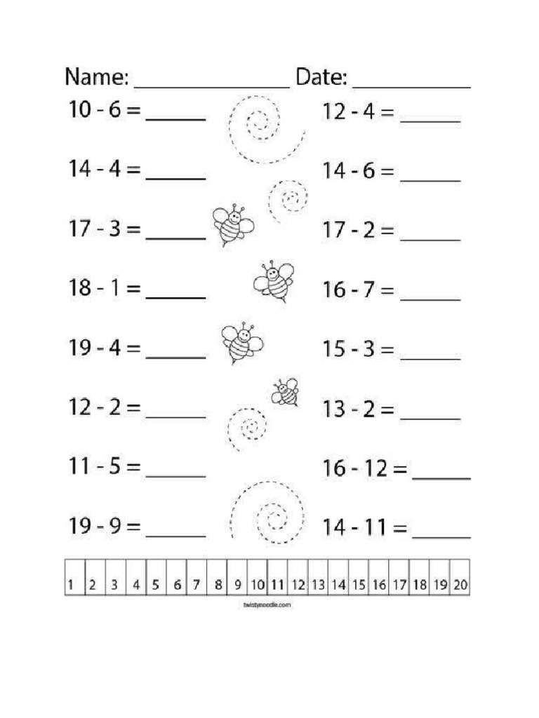 Math And English Worksheet 3 Pdf