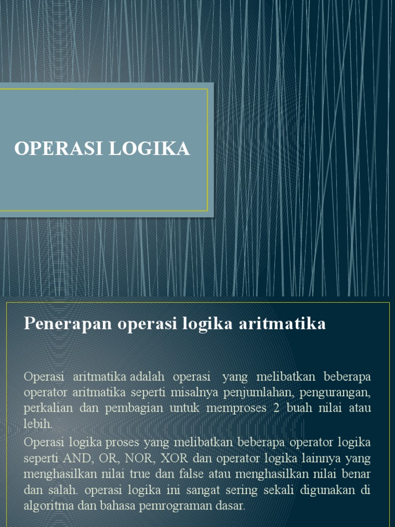 Operasi Logika | PDF