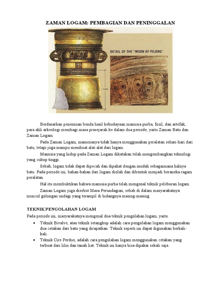 Zaman Logam Pdf