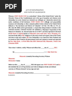 Reservation of Rights | PDF | Affidavit | Notary Public
