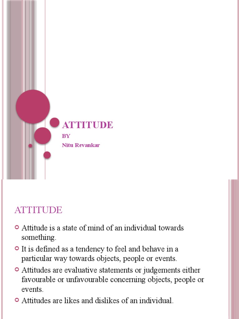 Attitudes and Perception | PDF | Perception | Attitude (Psychology)