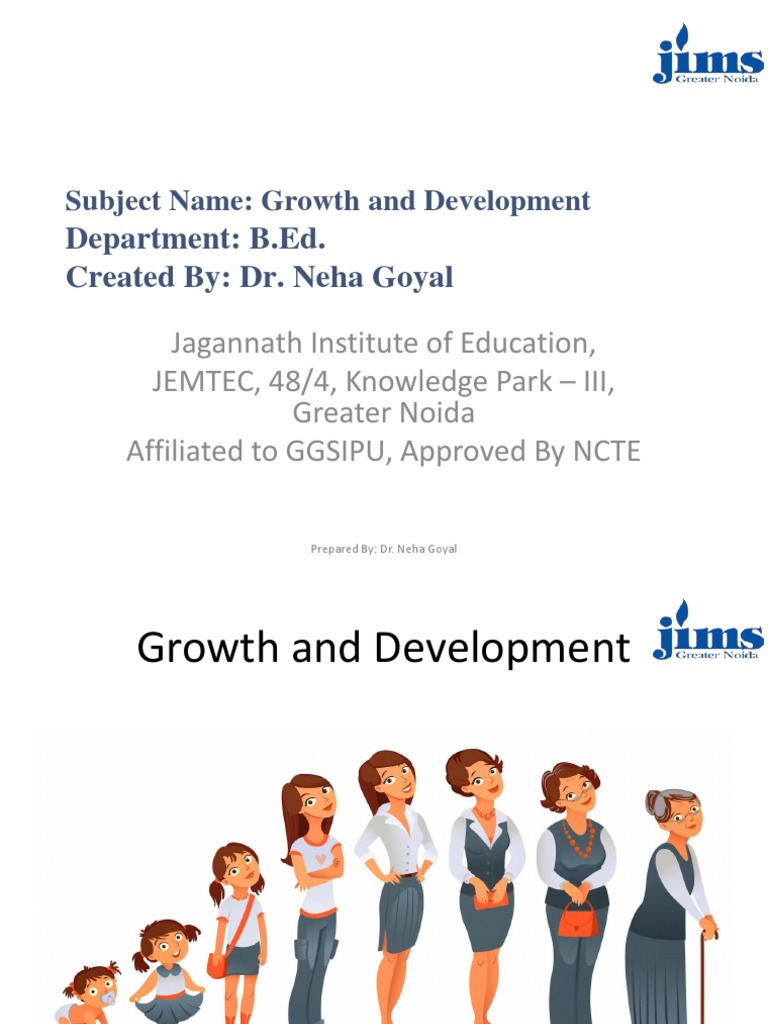 Lecture 1 - Growth & Development | PDF | Educational Psychology ...