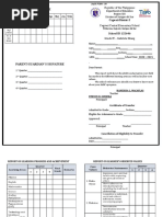 g12 Form 138 Template Front | PDF | Social Institutions | Social Science