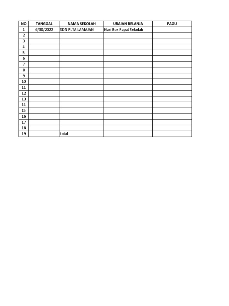 Rekap Pajak Sekolah BKU BOS 2022 | PDF