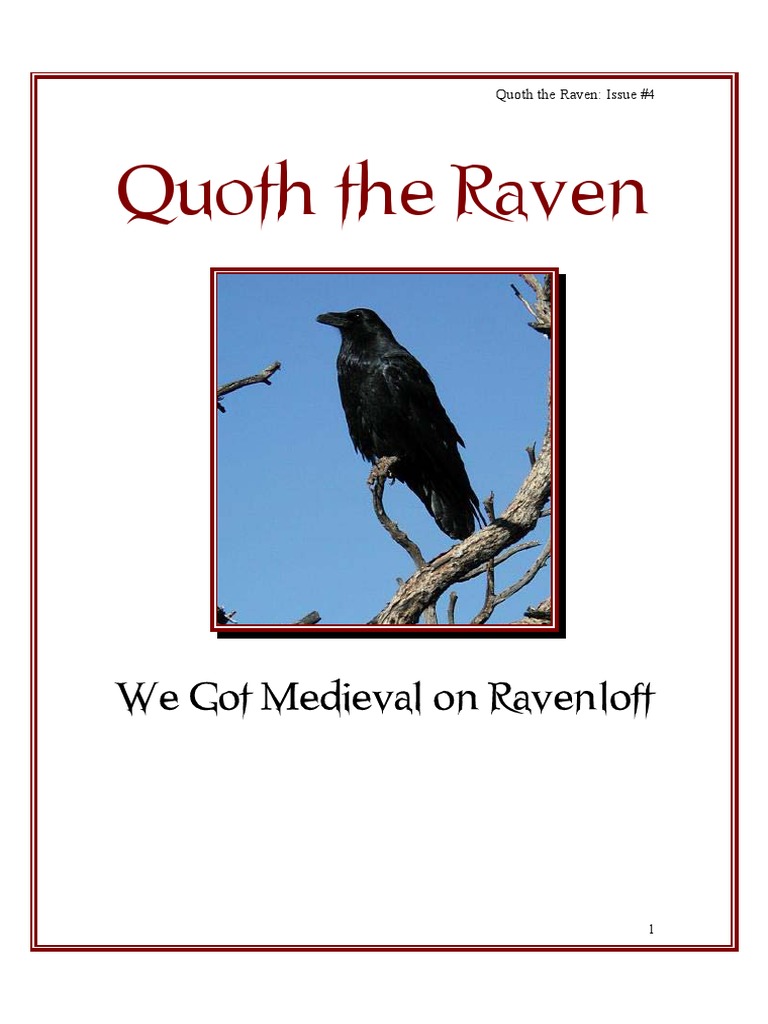 KARG - (Ravenloft) Quoth The Raven #04 | PDF | Knight | Elf (Dungeons ...