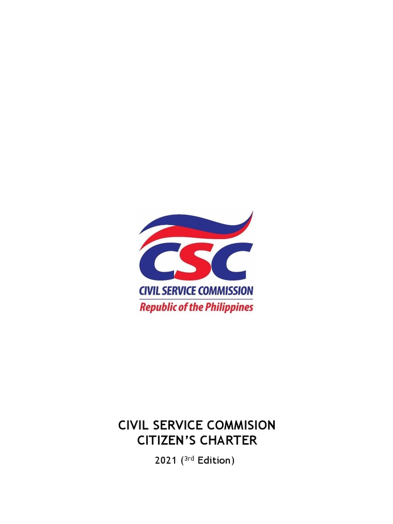 CSC CC 3rd Ed Revised - Final | PDF | Identity Document | Driver's License