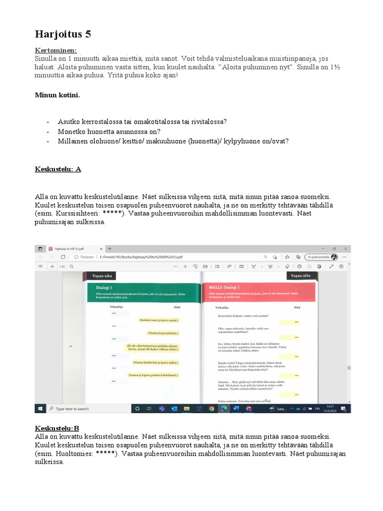 YKI - Harjoitus 5 - NH | PDF