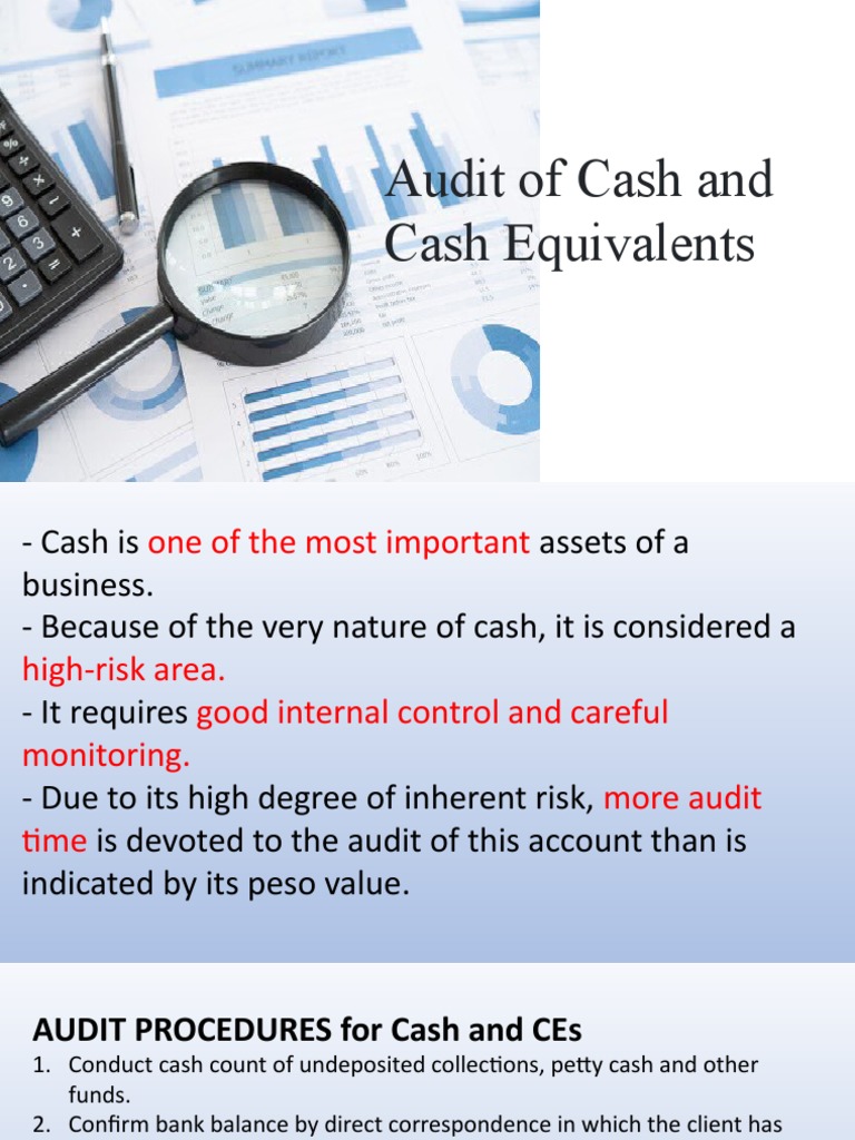 Presentation2 - Audit of Cash and CEs | PDF | Cheque | Transaction Account