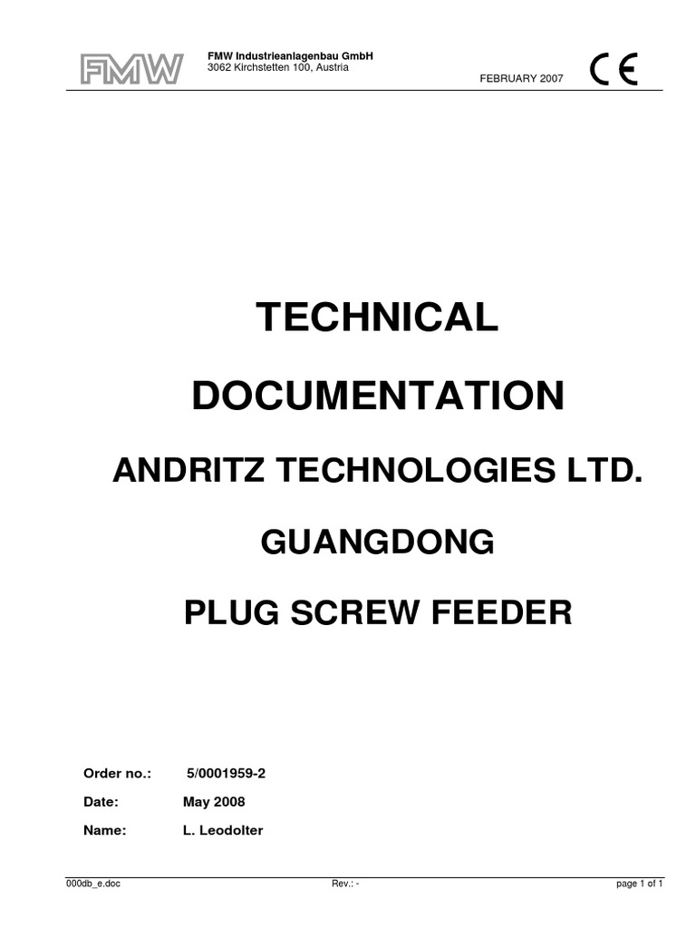 Technical Documentation | PDF | Bearing (Mechanical) | Electrical Connector