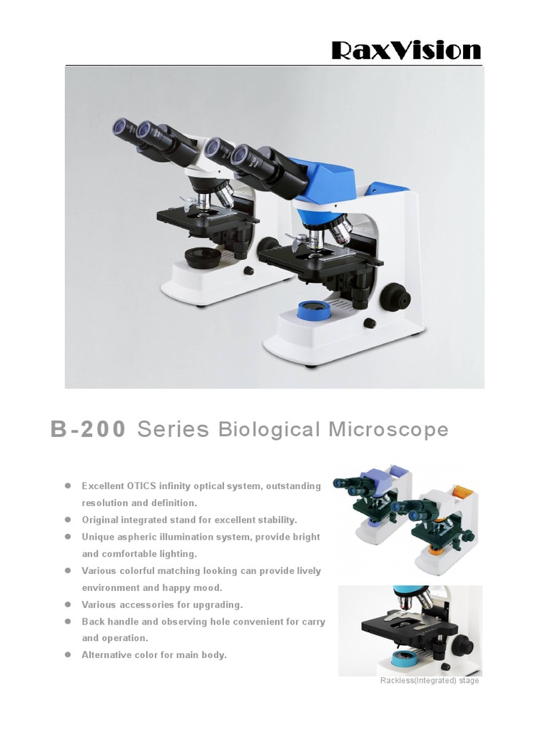 B-200 Series | PDF | Microscope | Optical Devices