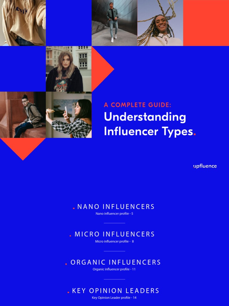Guide to Influencer Types Explained | PDF | Brand | Mass Media