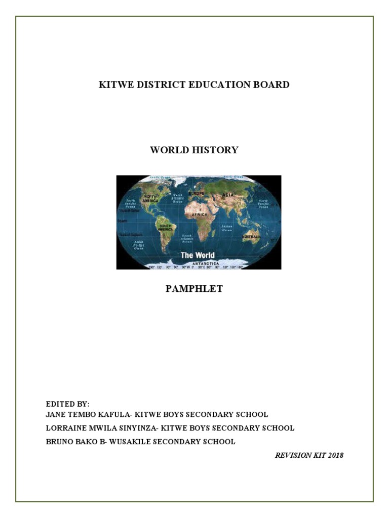 EUROPEAN HISTORY 1870TO 1945 Pamphlet | PDF | Otto Von Bismarck ...