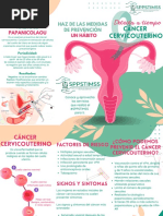 Triptico CA de Utero | PDF | Cáncer de cuello uterino | Cáncer