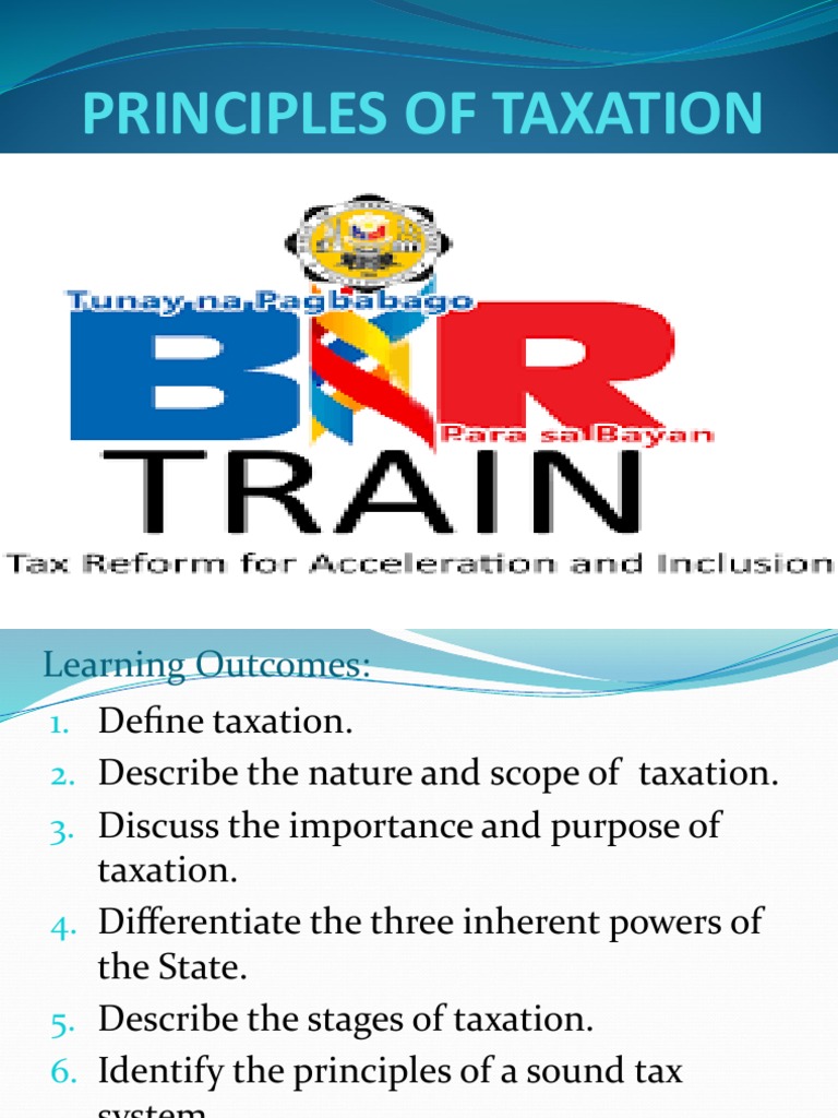Principles of Taxation Explained | PDF | Taxes | Taxation In The United ...