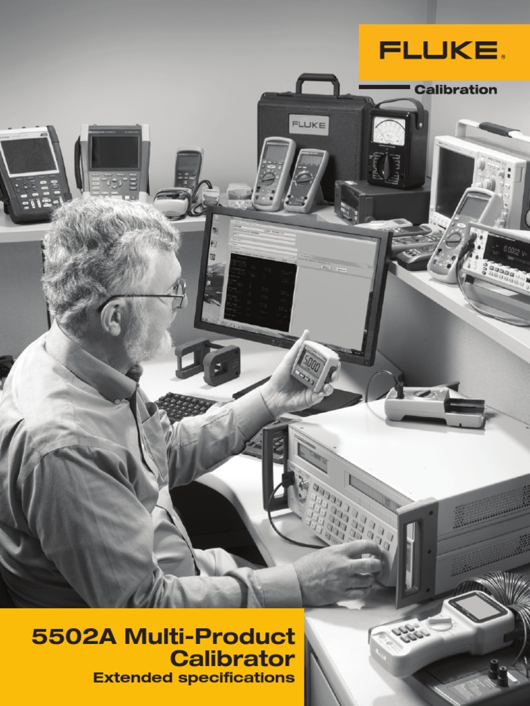 Calibrador Electrico FLUKE 5502A Catalogo | PDF | Electromagnetic ...