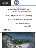 Hydraulic Structures II Lecture Note | PDF | Spillway | Dam