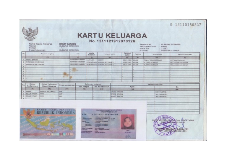 KTP Dan KK Husna | PDF