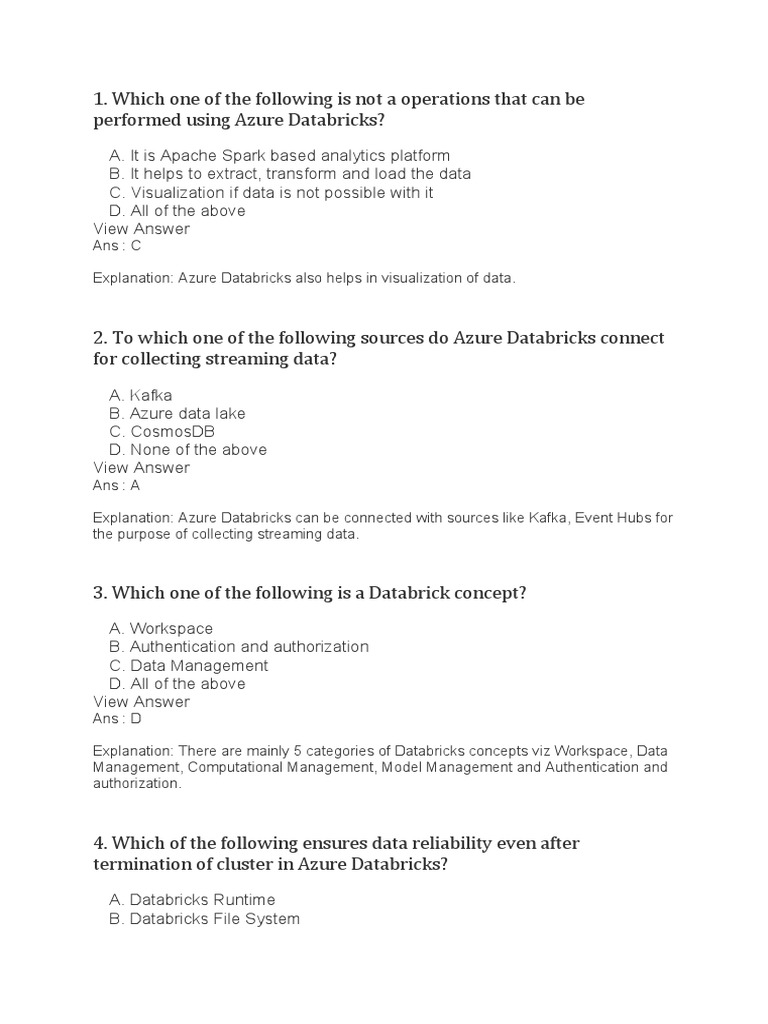 ETL Operations in Azure Databricks | PDF | Data Warehouse | Data