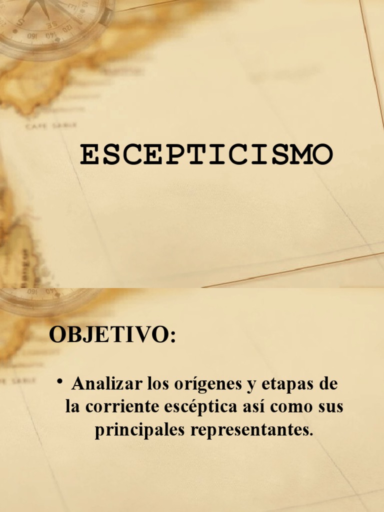 ESCEPTICISMO | PDF | Escepticismo | Estoicismo