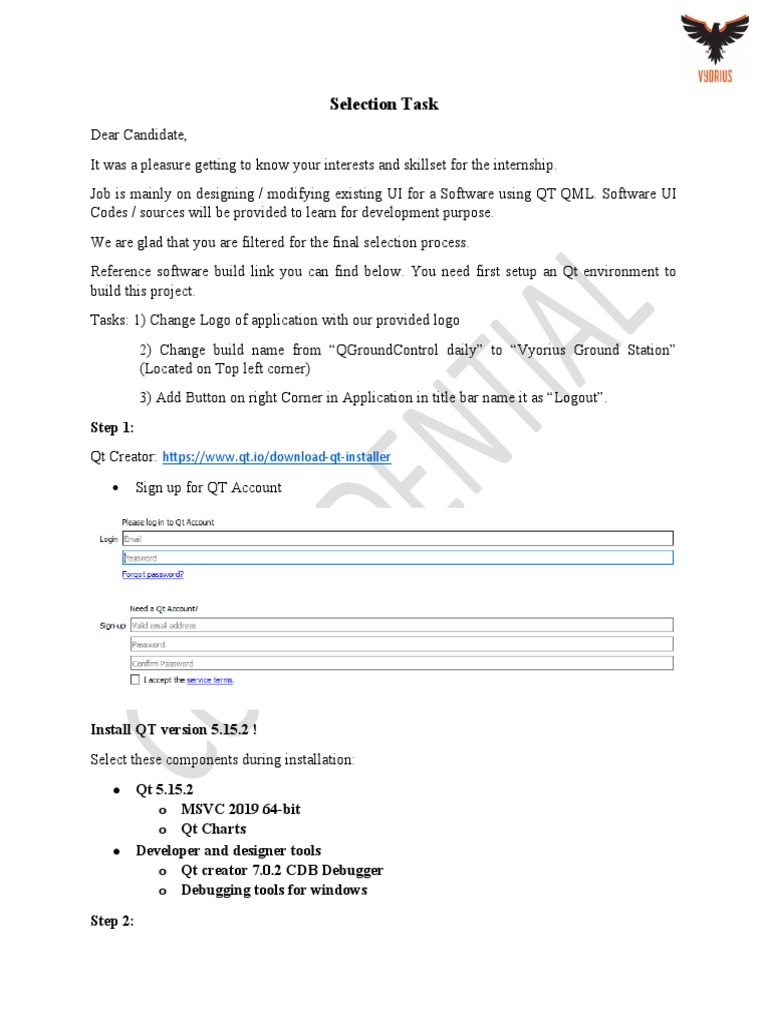 QT-QML Developer task (2) | PDF