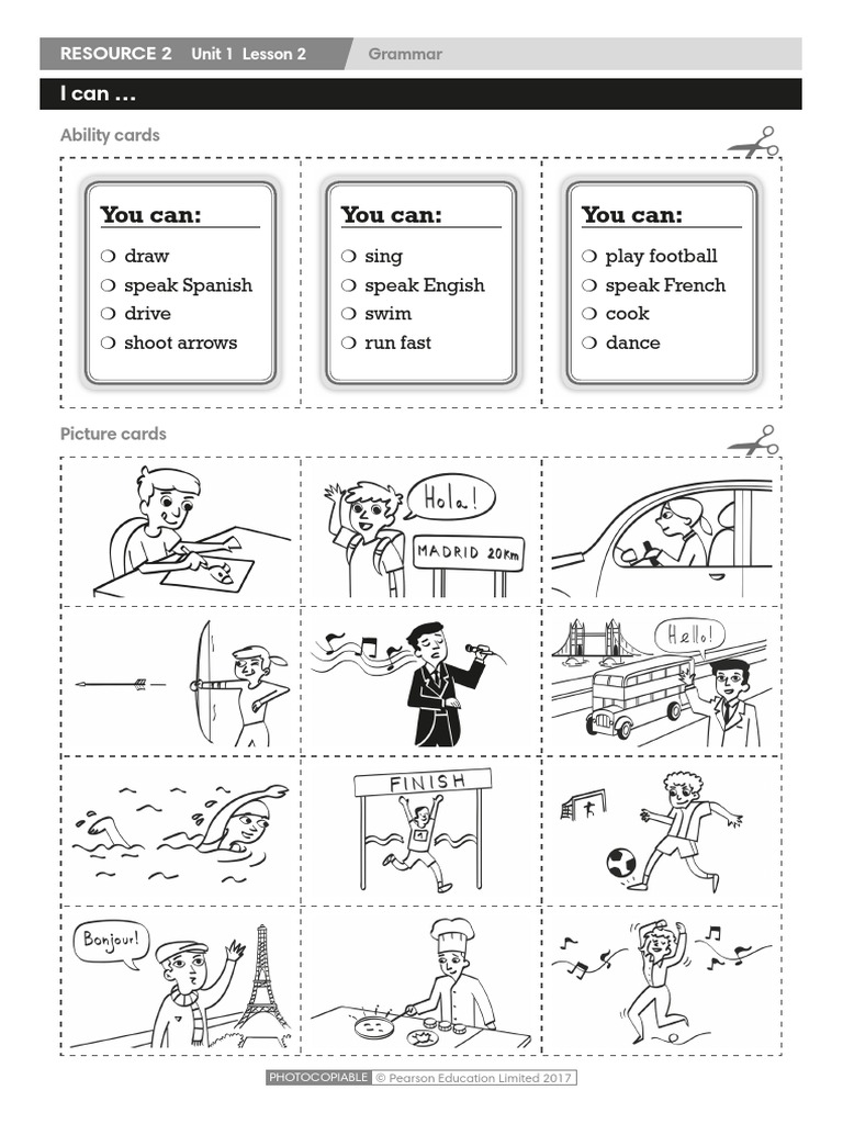 Resource 2 (Unit 1, Lesson 2) - Grammar | PDF