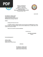 Letter For LAC SESSIONS | PDF
