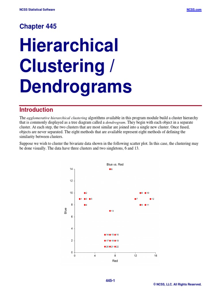 Hierarchical Clustering Dendrograms | PDF | Cluster Analysis | Matrix (Mathematics)