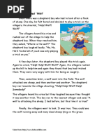 Five Sentence Story Examples PDF | PDF