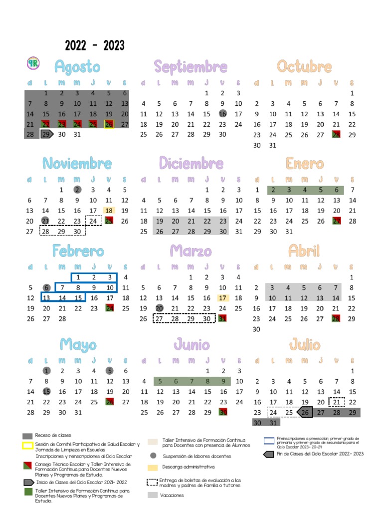 Calendario Escolar 2023-2024 | PDF