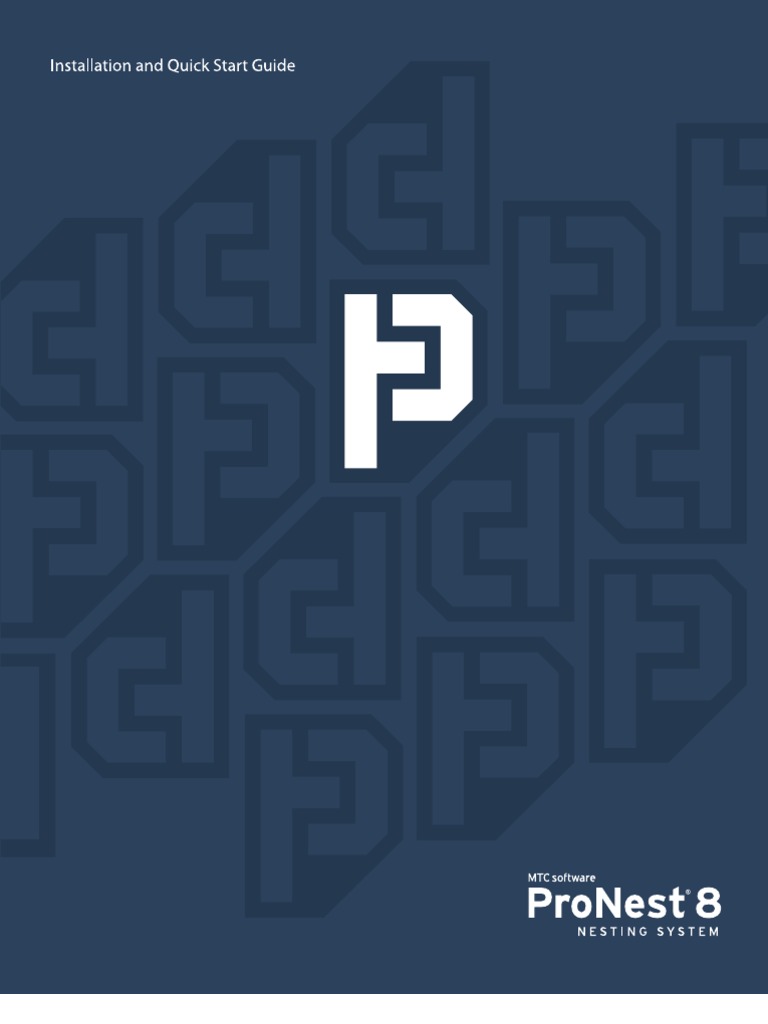 ProNest 8 Quick Start Guide | PDF | Microsoft Excel | Internet