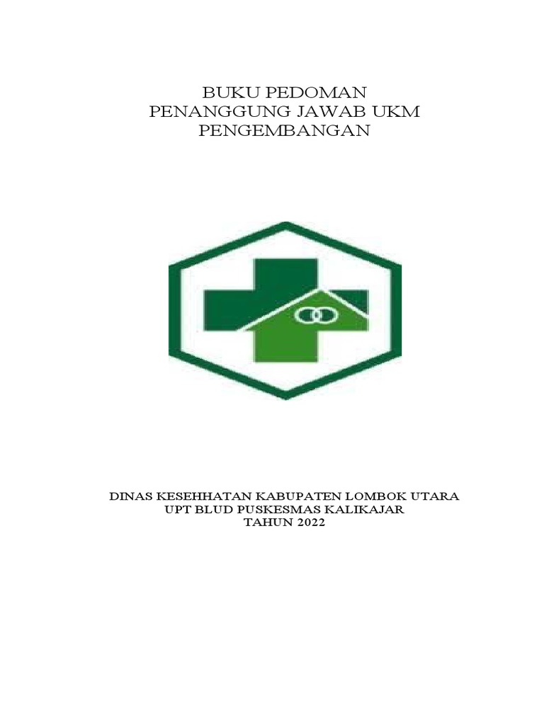 Pedoman PJ Ukm Pengembangan | PDF