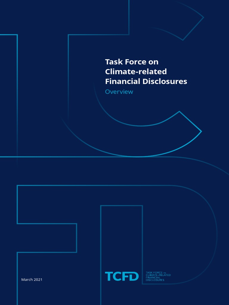 Task Force On Climate-Related Financial Disclosures: March 2021 ...
