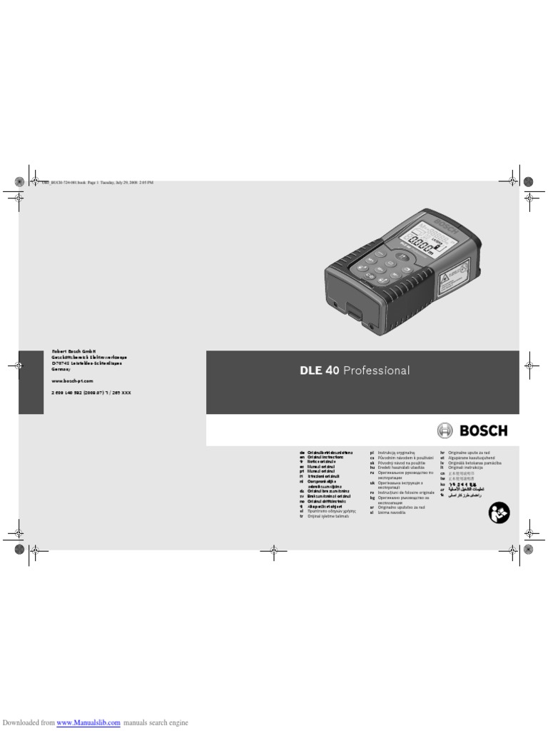 Dle 40 Professional | PDF