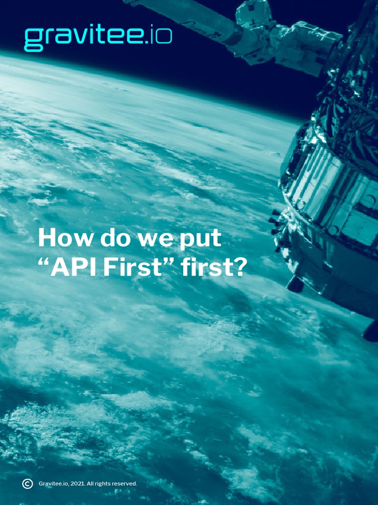 Gravitee - API First Ebook | PDF | Business Model | Governance
