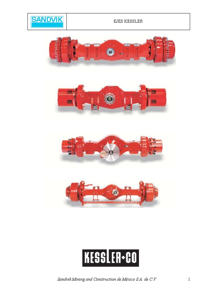 Ejes Kessler | PDF | Engranaje | Rodamiento (Mecánico)