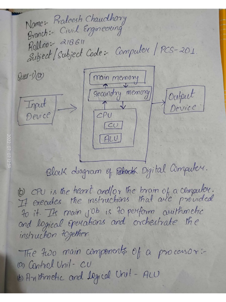PCS 201 Sessional | PDF