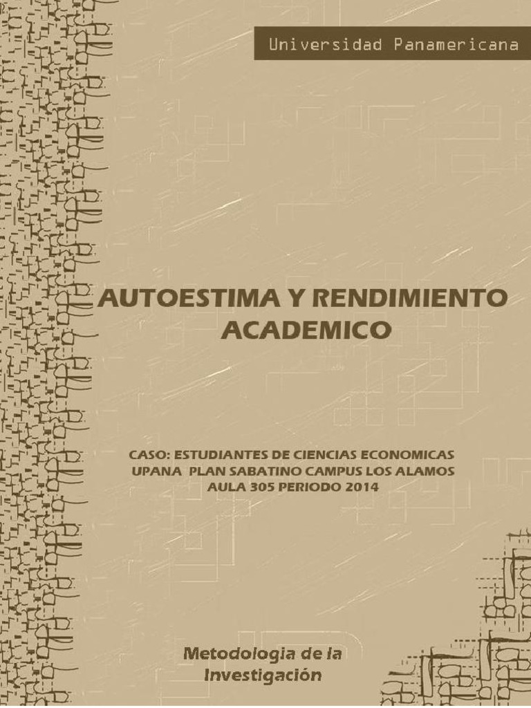 Autoestima y Rendimiento Academico | PDF | Autoestima | Motivacional