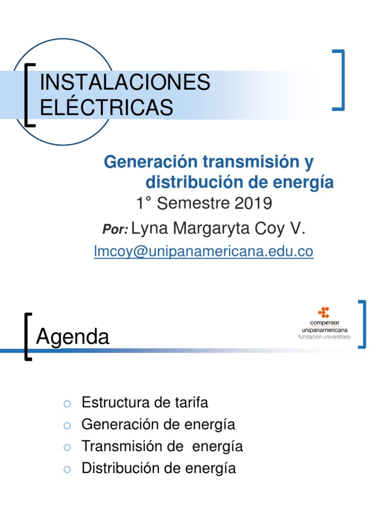Diagrama De Generacion Transmision Y Consumo De Energia Elec