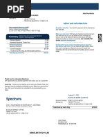 Spectrum Bill | PDF | Fee | Cheque