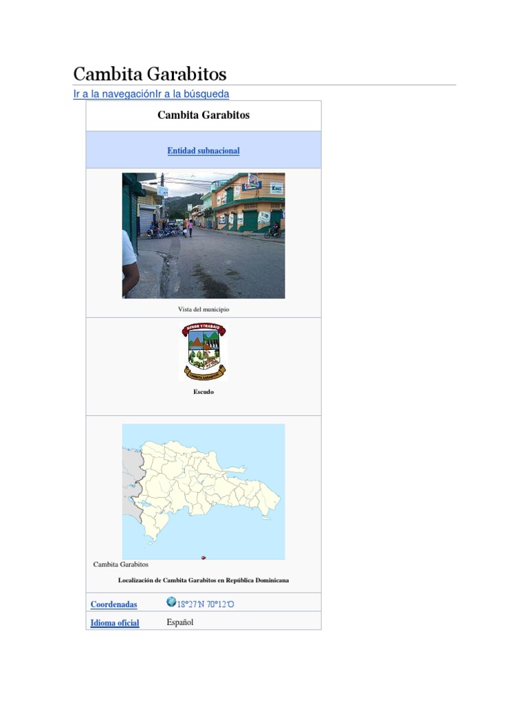 Cambita Garabitos | PDF