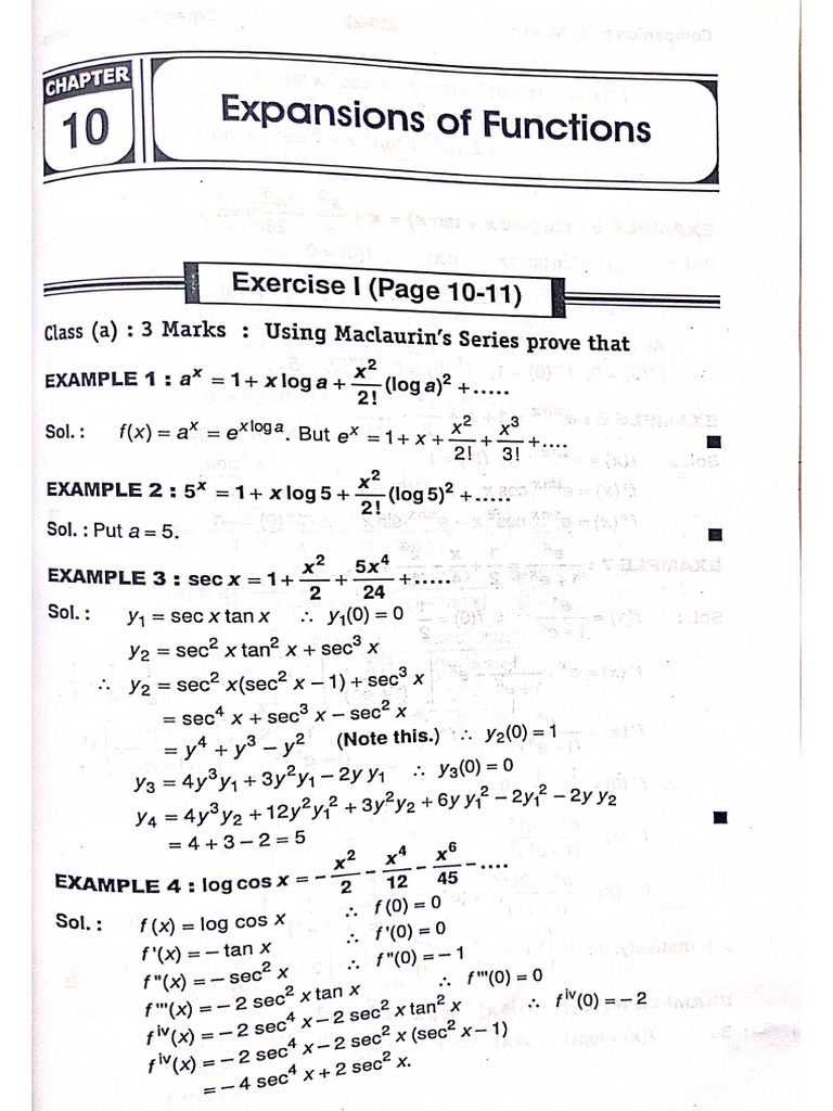 Expansion of Function | PDF