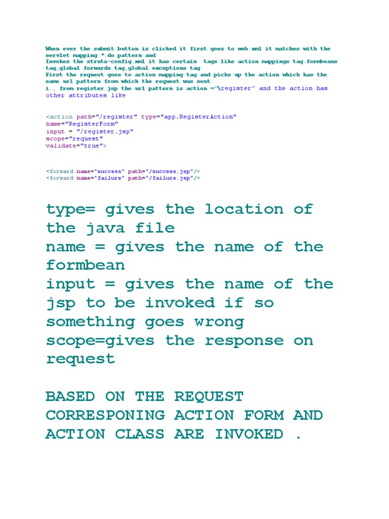 Struts Flow 1 | PDF | Java Server Pages | Java Servlet