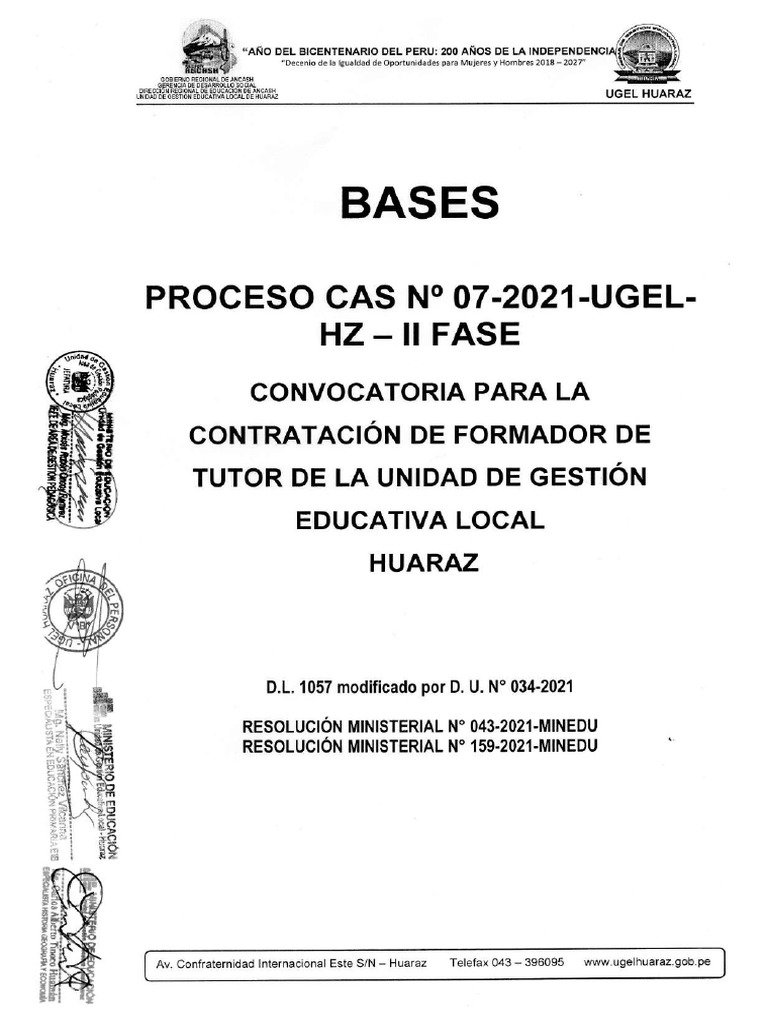 Bases II Fase Formadores Tutores | PDF