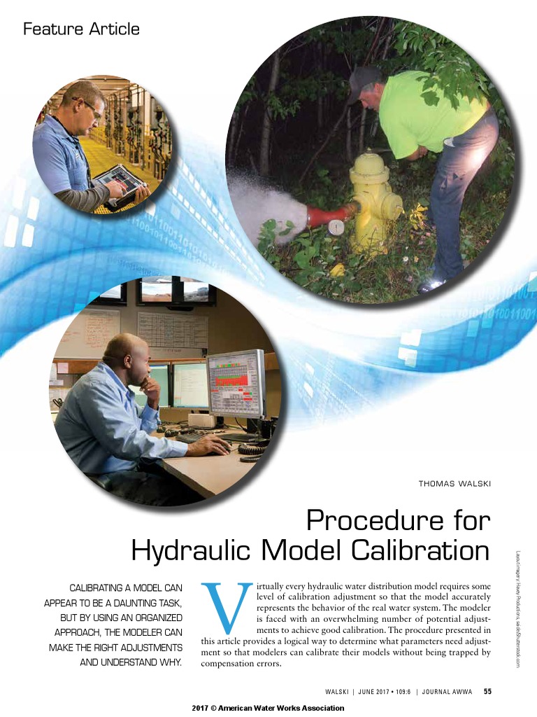 Anexo 2 JAWWA - Procedure For Hydraulic Model Calibration | PDF ...