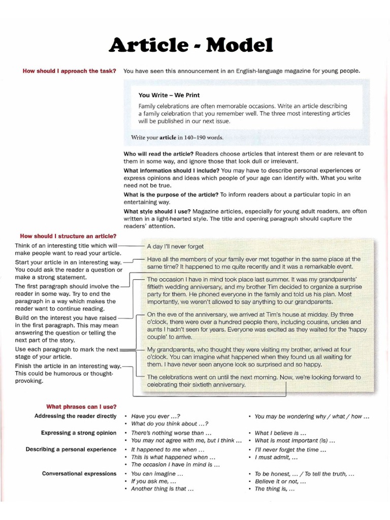 Article - Model and Phrases | PDF