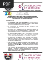 Programa Dia Del Logro | PDF | Aprendizaje