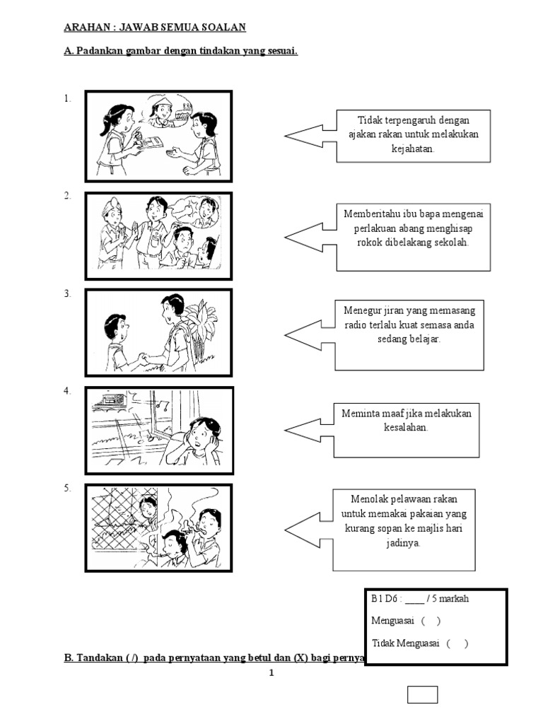 PAT Moral Tahun 2 | PDF
