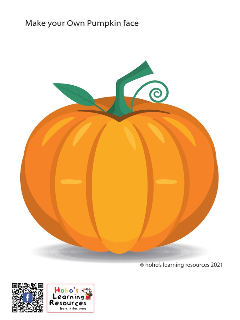 Make Your Own Pumpkin Face: Hoho's Learning Resources 2021 | PDF