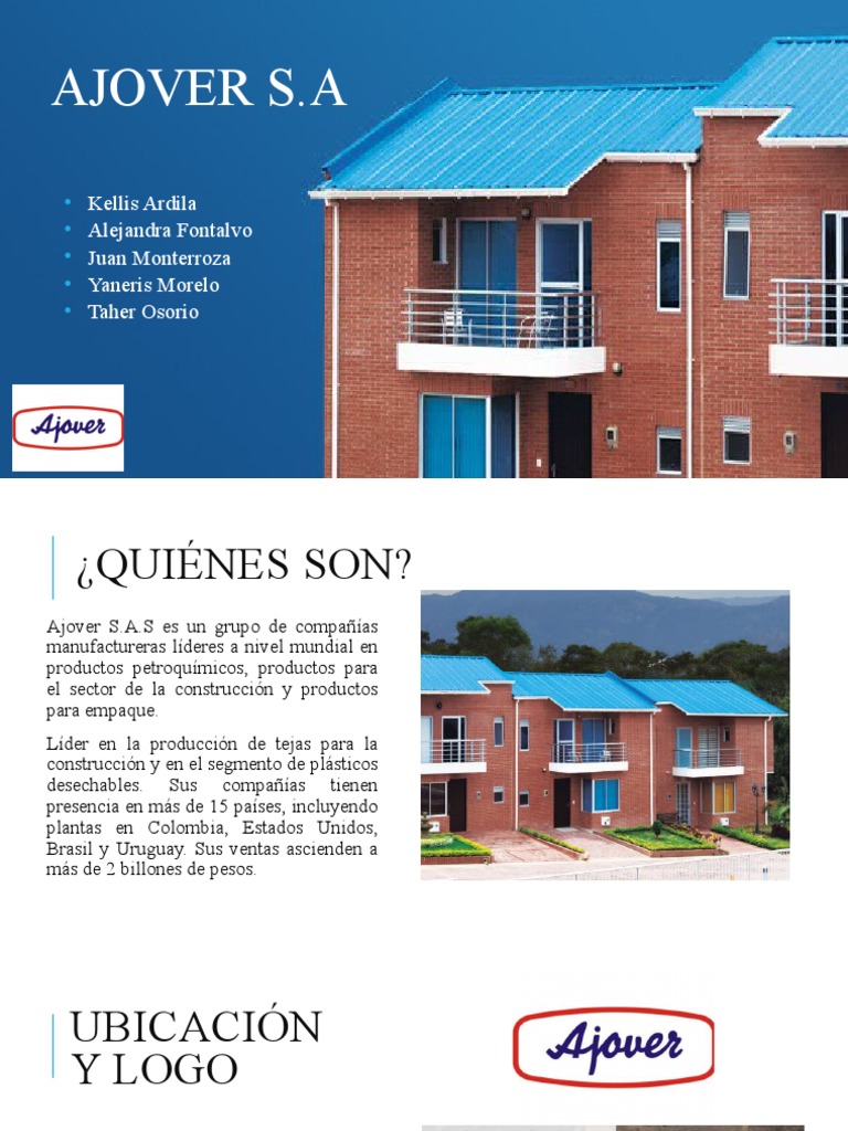 Ajover S.A.S: Líder en productos plásticos | PDF | Cloruro de ...