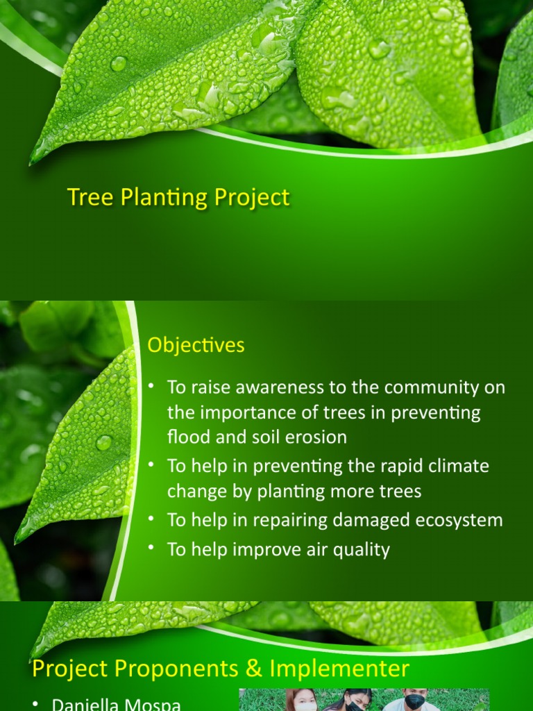 Tree Planting - Project | PDF